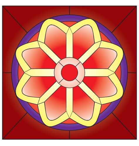 Stained glass Royalty Free Vector Image - VectorStock