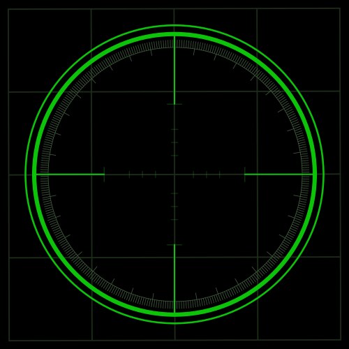 Realistic sniper sight scope Royalty Free Vector Image