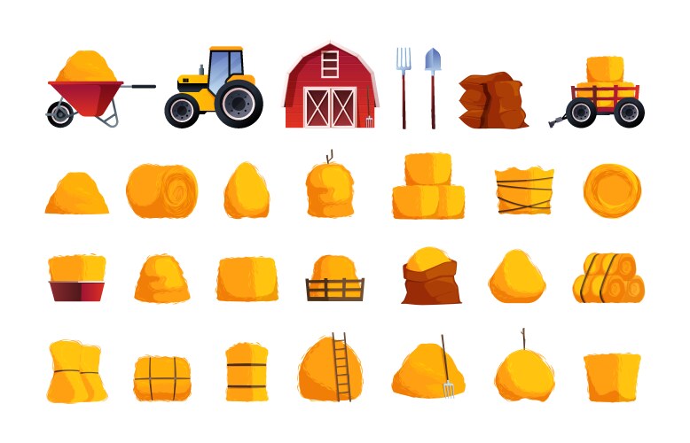 Hay Cartoon Vector Images (over 6,000)