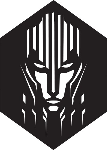 Electronic enigma android head robotic rhapsody Vector Image