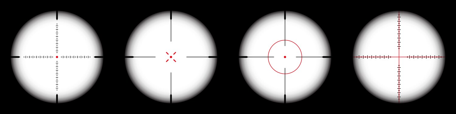 Gun viewfinder sniper scoperifle view isolated Vector Image