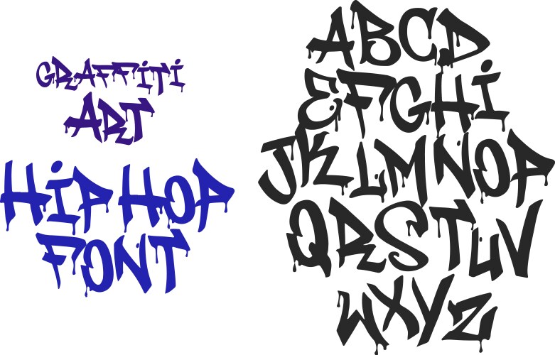 Graffiti collection Royalty Free Vector Image - VectorStock