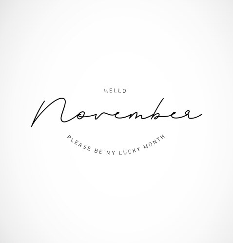 Hello November Vector Images (over 4,800)