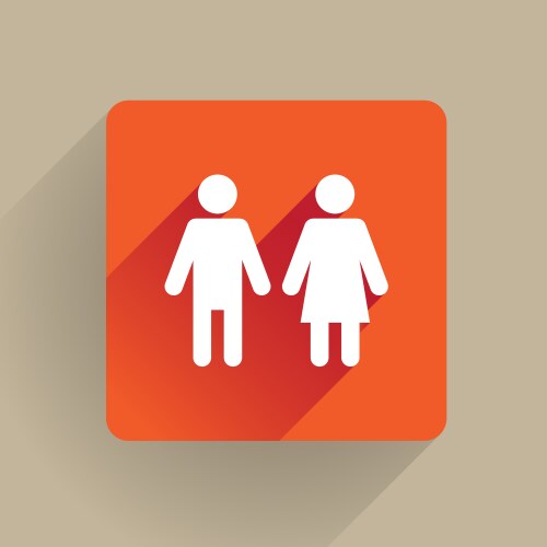 Stick figure human silhouette Royalty Free Vector Image