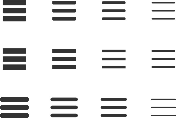 Line icon element design set interface menu – Royalty-Free Vector ...
