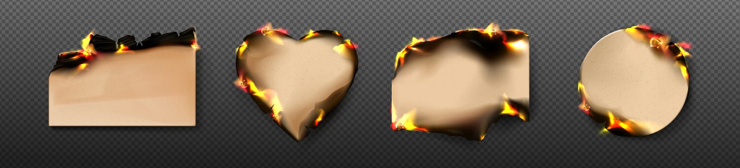 Burn Paper Vector Images (over 13,000)