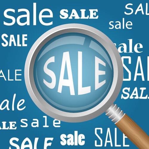 Purchases and sale over the internet Royalty Free Vector