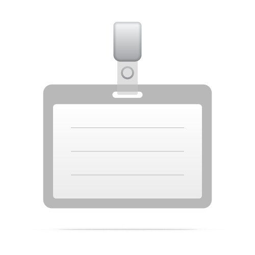 Set stickers for design empty template name tags Vector Image