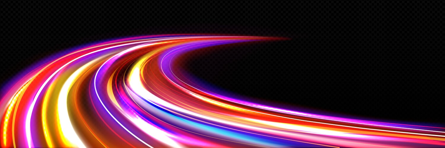 Abstract colorful speed background with lines Vector Image
