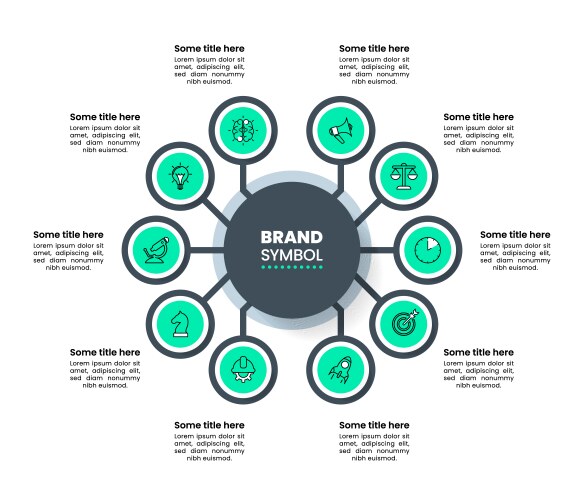 10 Steps Infographic Vector Images Over 10 000