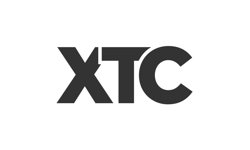 Utb logo design template with strong and modern Vector Image