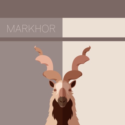 Markhor Vector Images (over 140)