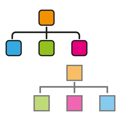 Organizational chart background Vector Images & Graphics for Commercial ...