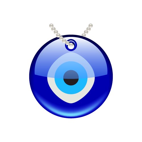 Greek evil eye symbol protection Royalty Free Vector Image