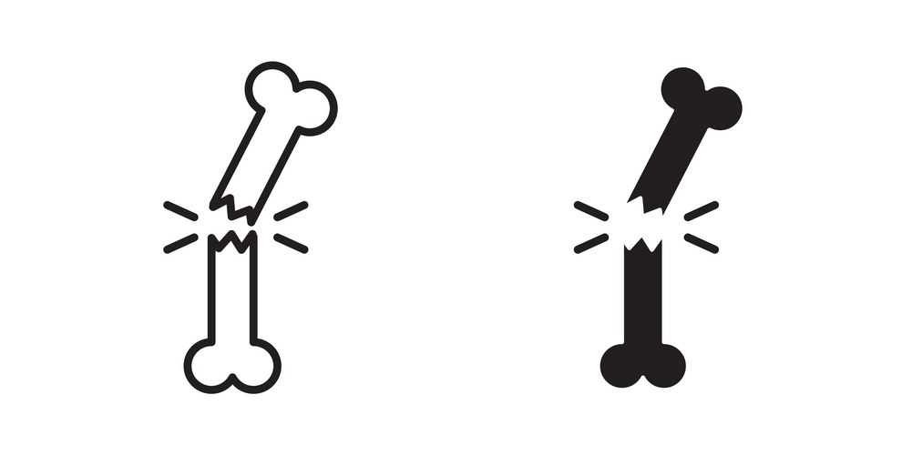 broken bone symbol