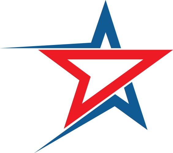 Star shine logo Royalty Free Vector Image - VectorStock