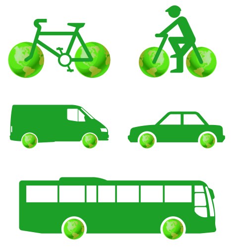Transport set Royalty Free Vector Image - VectorStock