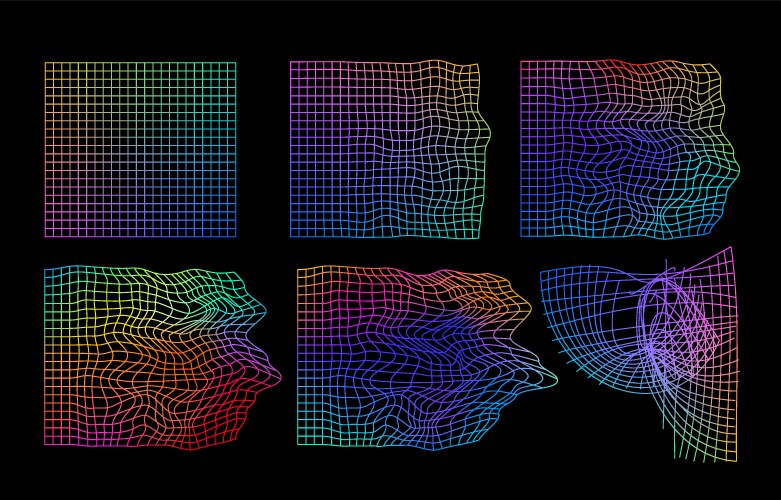 Grid Warped Vector Images (over 9,200)