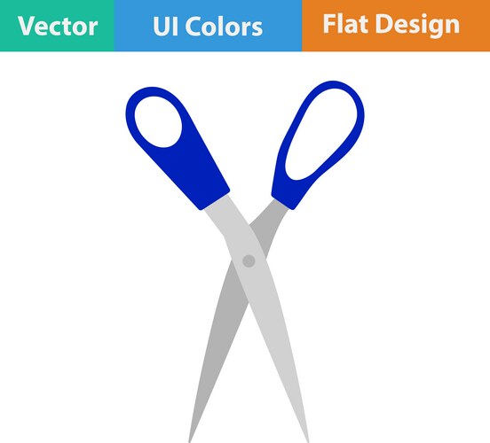 Tailor scissor icon Royalty Free Vector Image - VectorStock