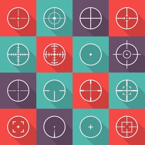 Red Crosshair Vector Images (over 3,300)