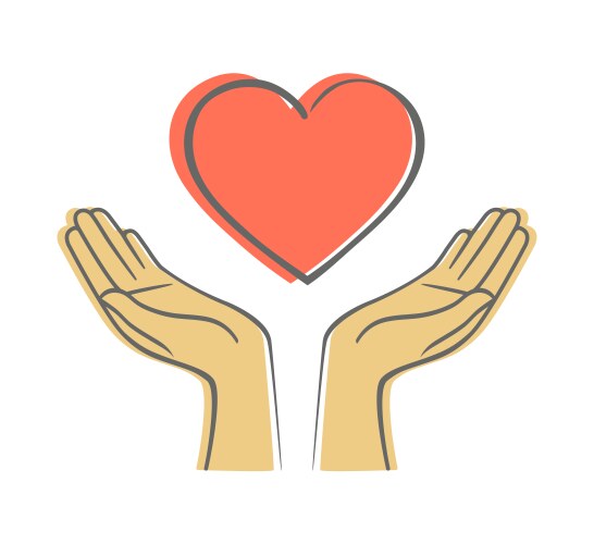 Helping hand symbol Vector Images & Graphics for Commercial Use ...