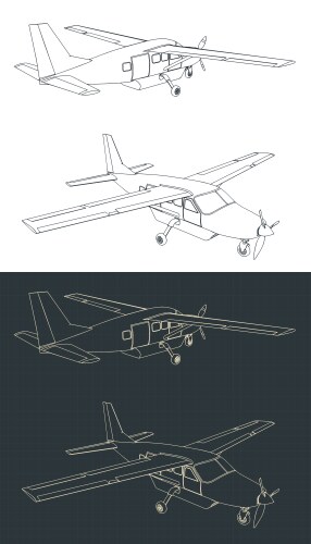 Aircraft Blueprints Vector Images (over 820)