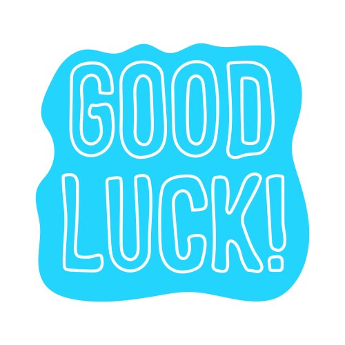 Good luck neon sign Royalty Free Vector Image - VectorStock