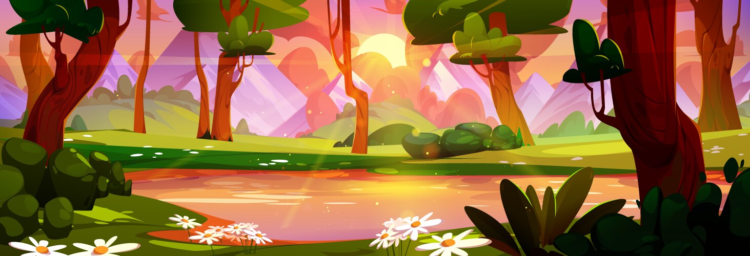 Sunset Cartoon Vector Images (over 32,000)