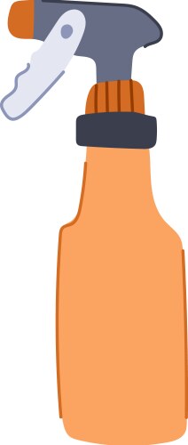 Trigger spray bottle cartoon Royalty Free Vector Image