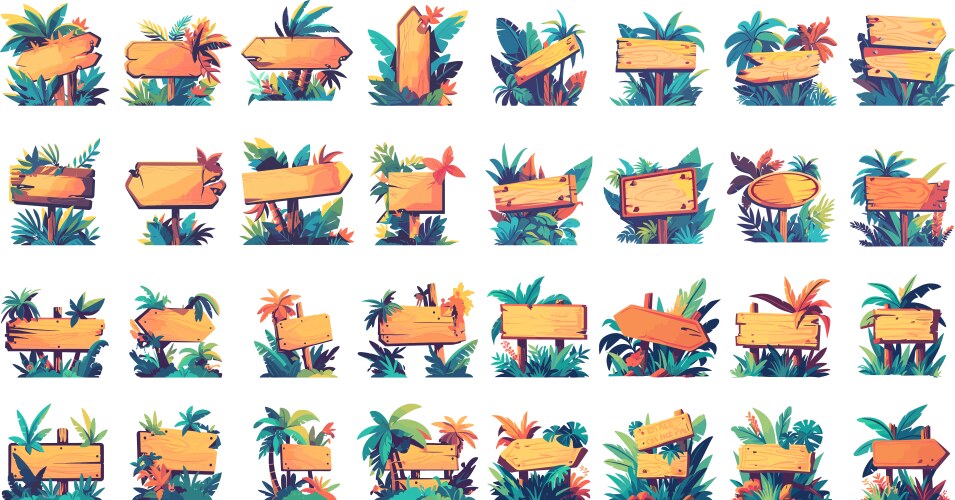 Jungle Sign Board Vector Images (over 1,400)