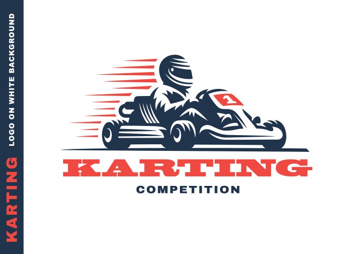 Go Kart Logo Racer Vector Images (over 140)