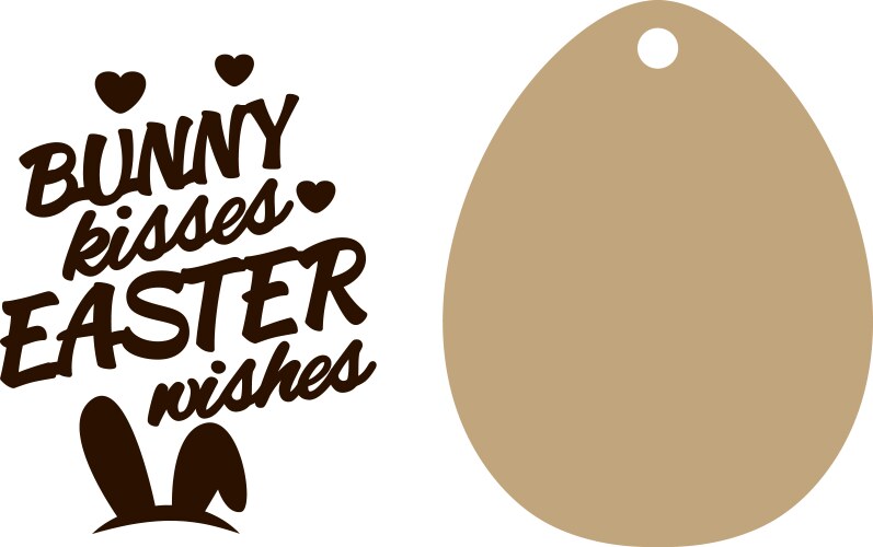 Easter tags bundle multilayer templates Royalty Free Vector