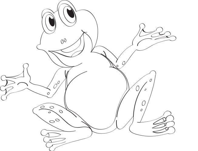 Frog Outline Template Vector Images (over 470)