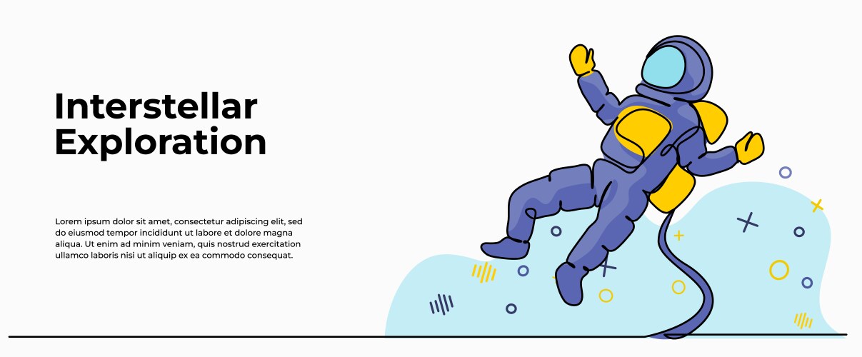 Spaceman and rocket space travel Royalty Free Vector Image