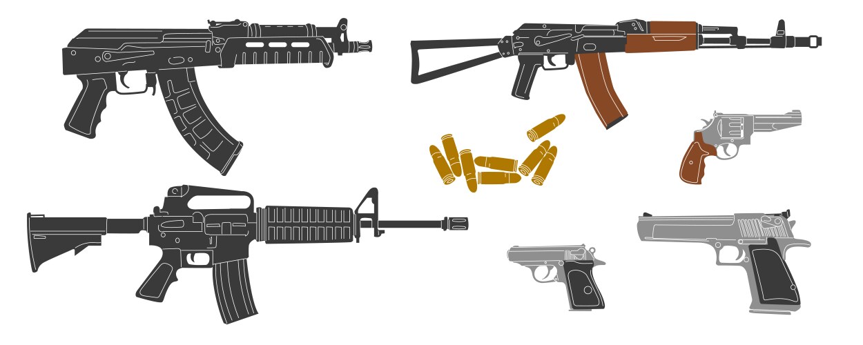 Firearm Logos Vector Images (over 5,600)