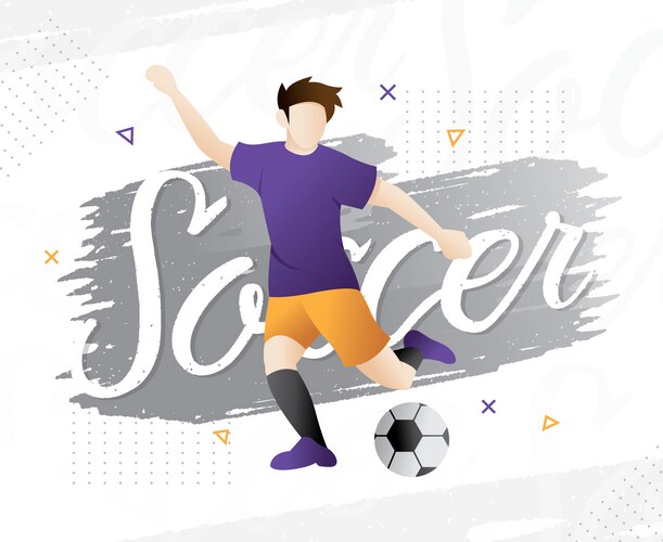 Football Calligraphy Drawn Vector Images (over 270)