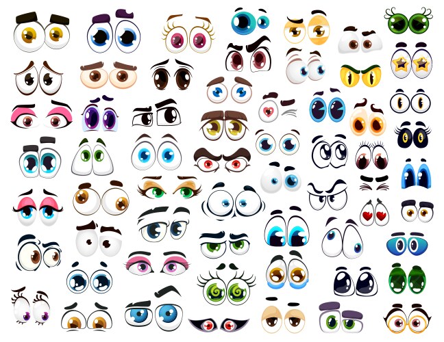 Happy Cartoon Eyes