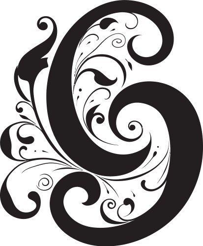 Letter G Font Calligraphy Vector Images (over 10,000)