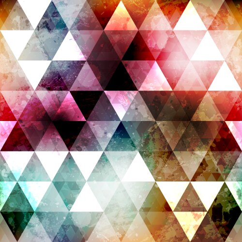 Seamless triangle pattern texture Royalty Free Vector Image