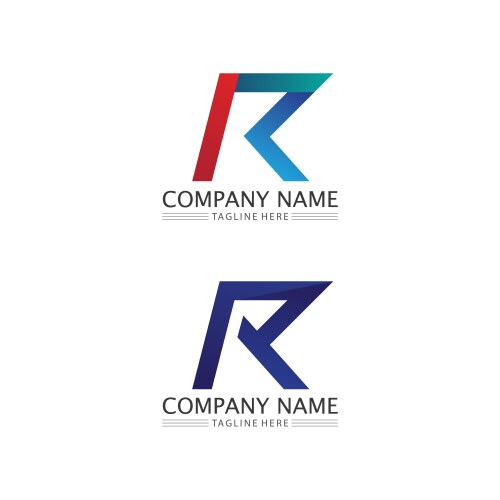 R letter arrow icon Royalty Free Vector Image - VectorStock