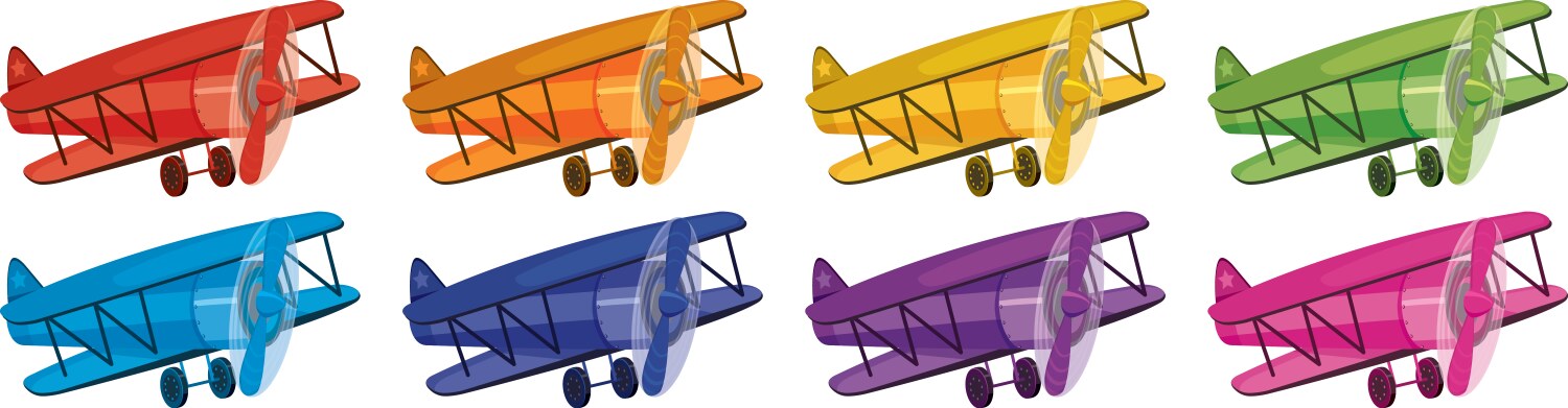 Aeroplane Colouring Vector Images (over 290)