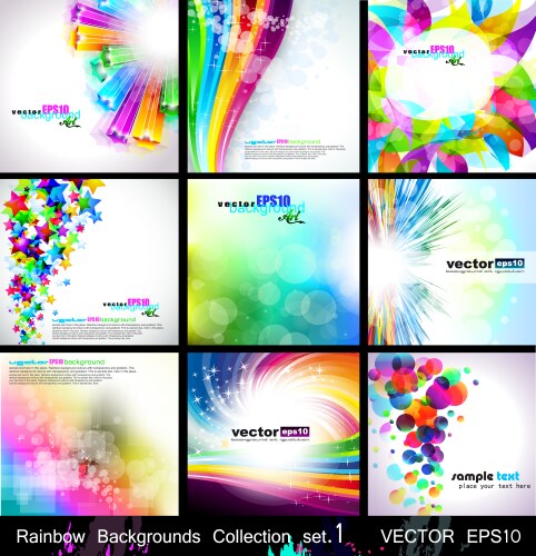 Rainbow background Royalty Free Vector Image - VectorStock