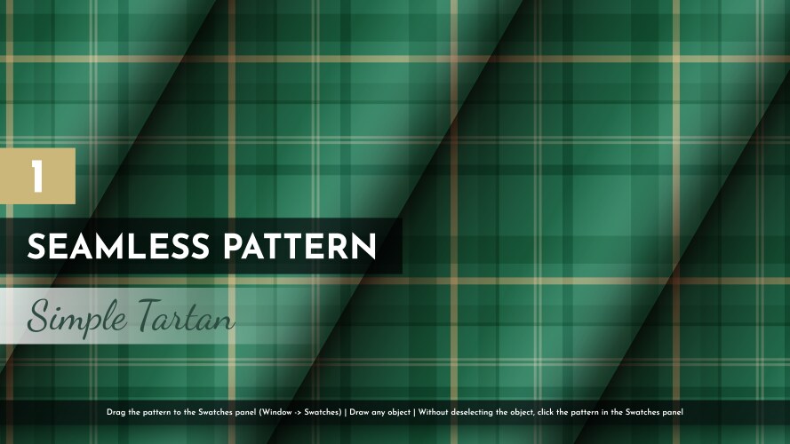 Seamless simple tartan pattern traditional Vector Image