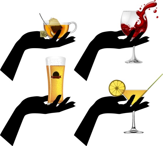 Cocktails Royalty Free Vector Image - VectorStock