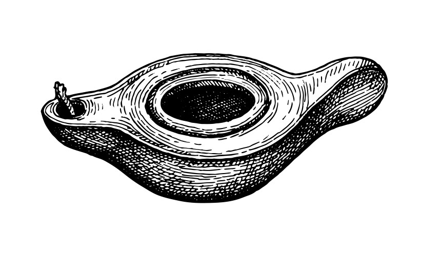 Magical oil lamp Royalty Free Vector Image - VectorStock