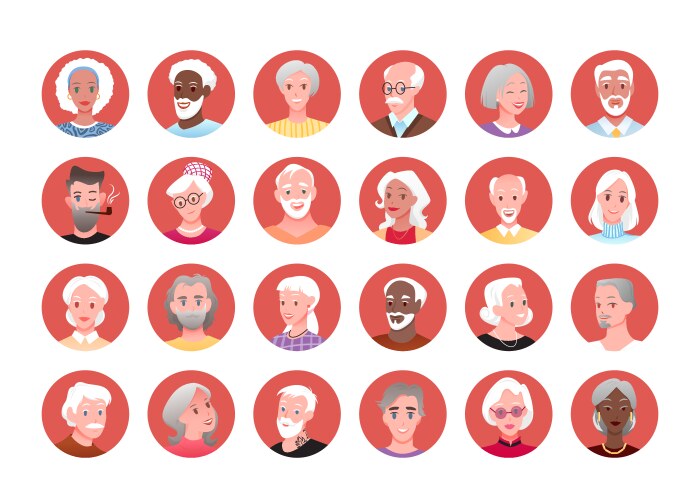 Round Avatar Vector Images (over 19,000)