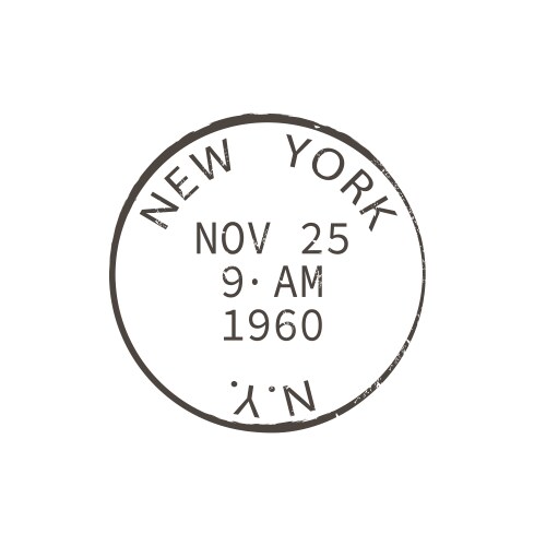 Stamp mail Royalty Free Vector Image - VectorStock