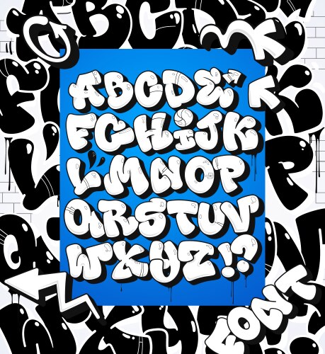 Graffiti Alphabet Bubble