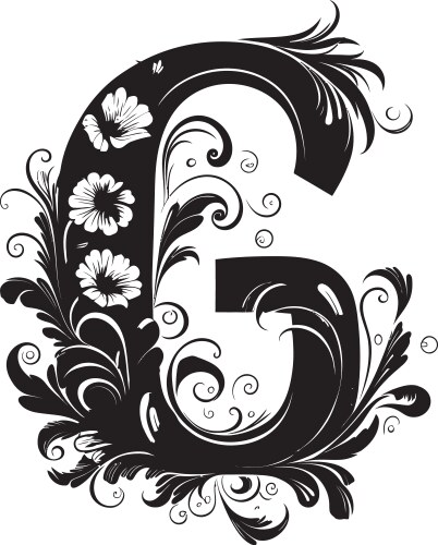 Letter G Font Calligraphy Vector Images (over 10,000)