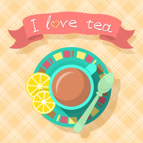 Tea party Royalty Free Vector Image - VectorStock